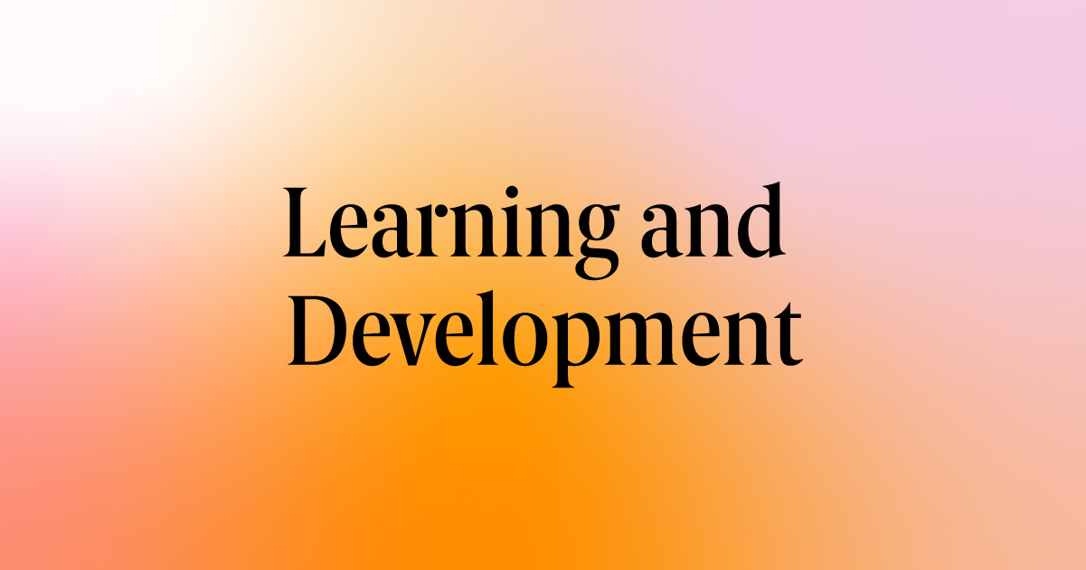 Learning and Development - Fors Marsh